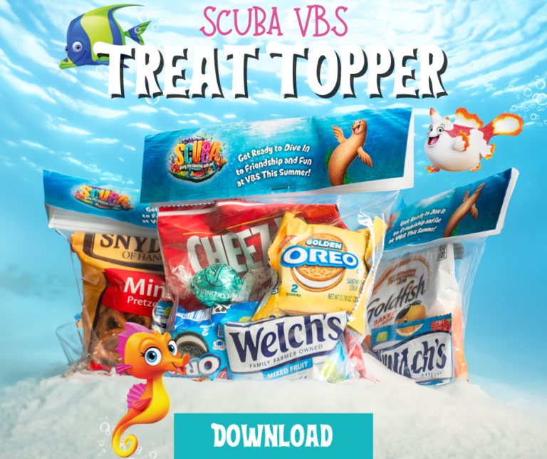 Free VBS 2024 Treat Toppers - Group VBS Tools